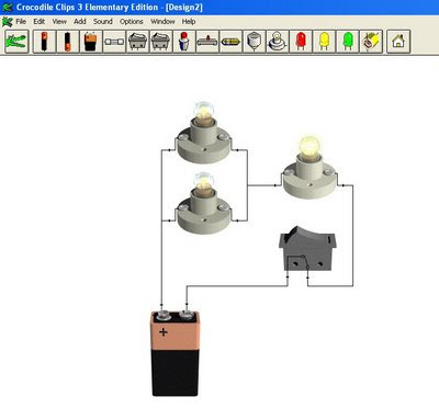 Bricotronika: Simulación eléctrica con Crocodile-Clips Elementary