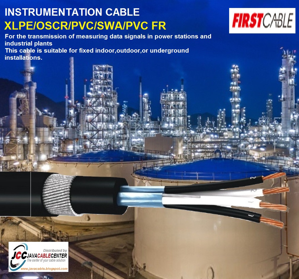 JAVA CABLE CENTER: Instrumentation Cable XLPE/OSCR/PVC/SWA/PVC-FR 1X3X1 ...