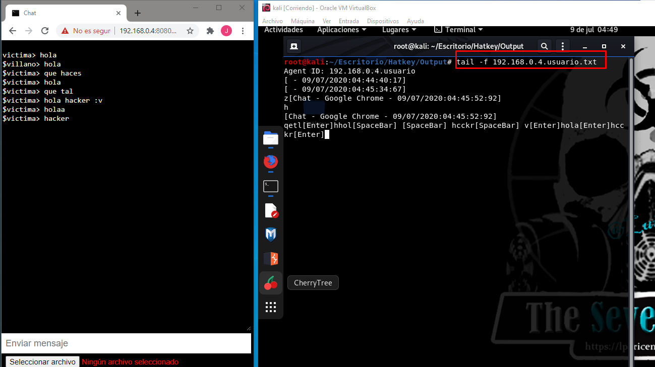 Instalar Keylogger HatKey