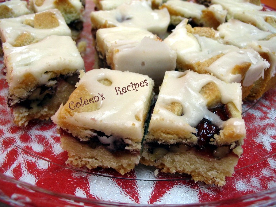 Coleen's Recipes: JAM SHORTBREAD BARS