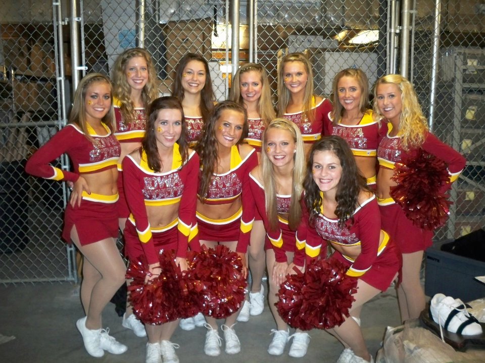 NFL and College Cheerleaders Photos: Iowa State Cheerleaders