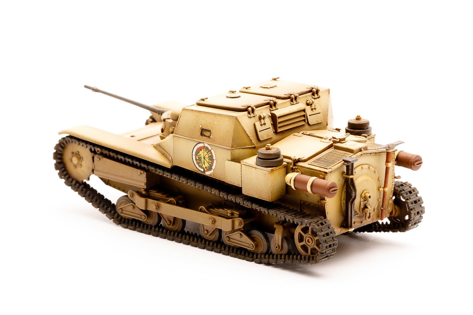 LST MODEL WORK: 1/35 Bronco Carro Armato L35 w/ S18-1100 20mm anti-tank ...