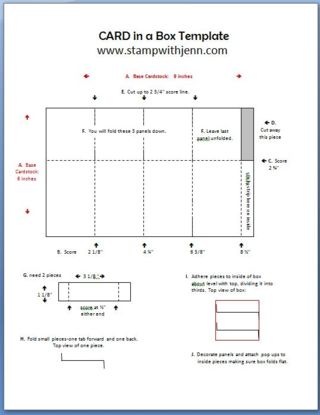 carley's creations: 3d pop up box template and inspiration