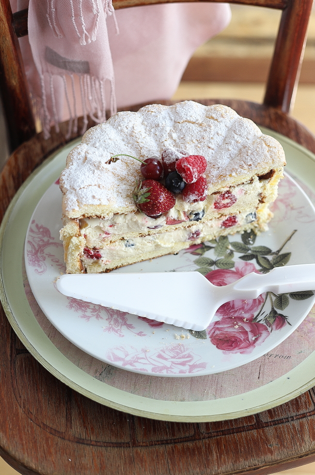 Charlotte aux fruits rouges