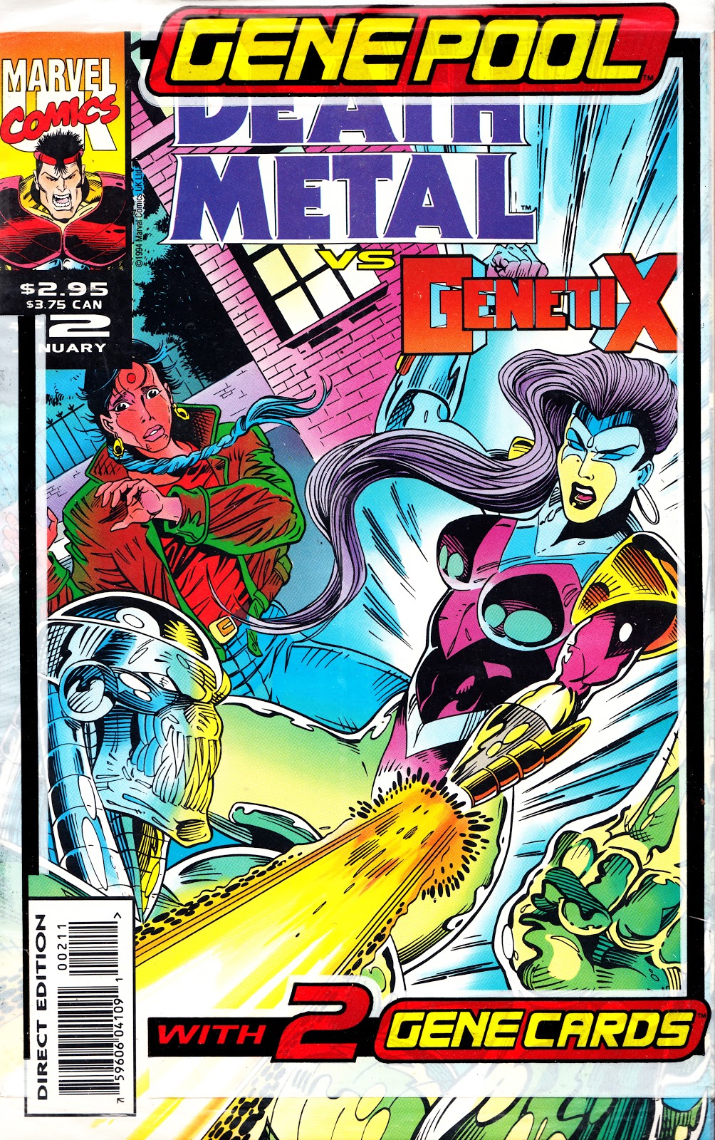 STARLOGGED - GEEK MEDIA AGAIN: 1994: GENE CARDS 15-16 (Marvel UK)