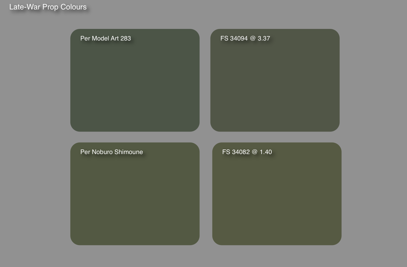 Aviation of Japan 日本の航空史: Army Prop and Spinner Colours