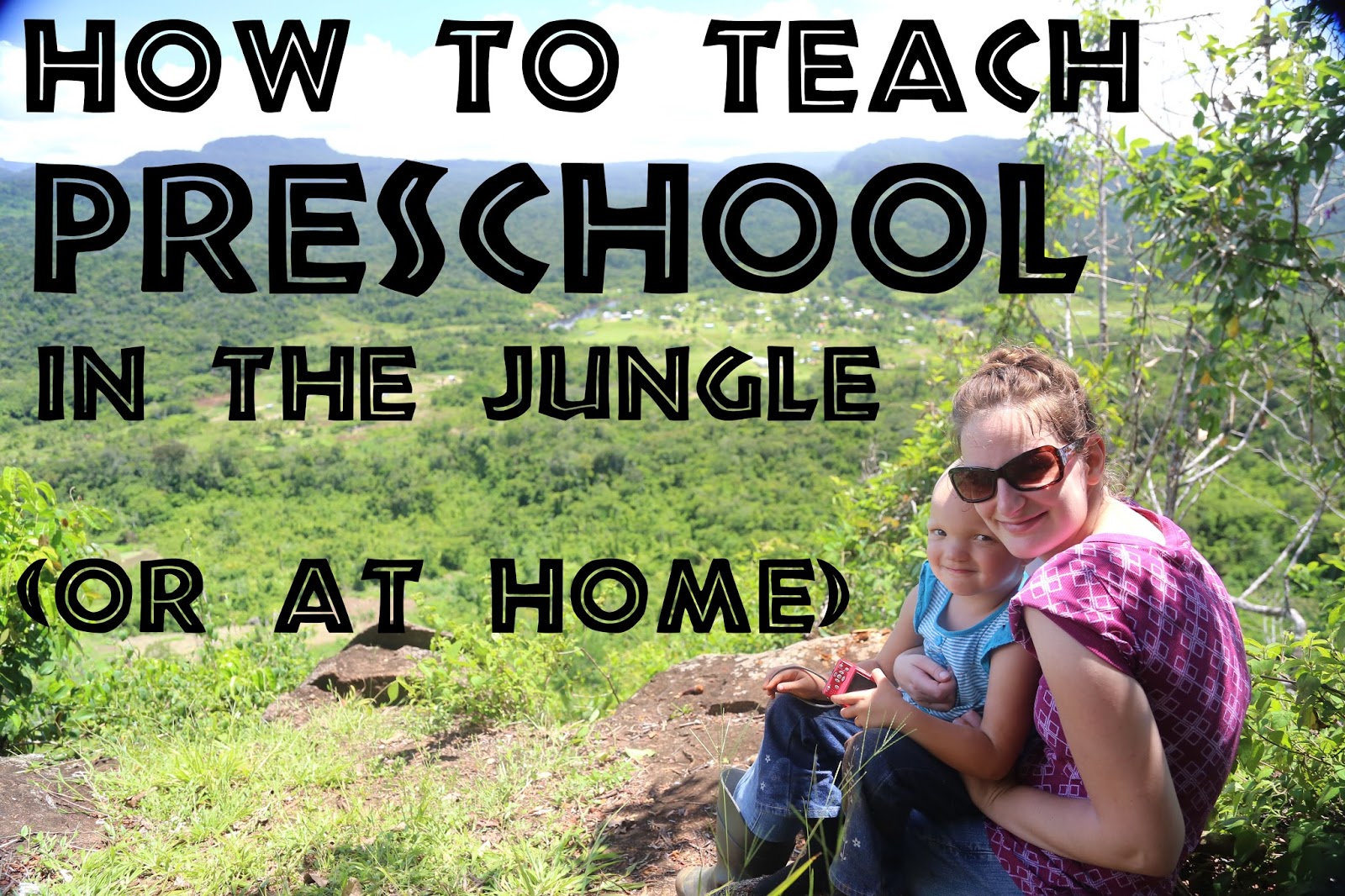 how to teach preschool in the jungle ~ at home with millie and sam