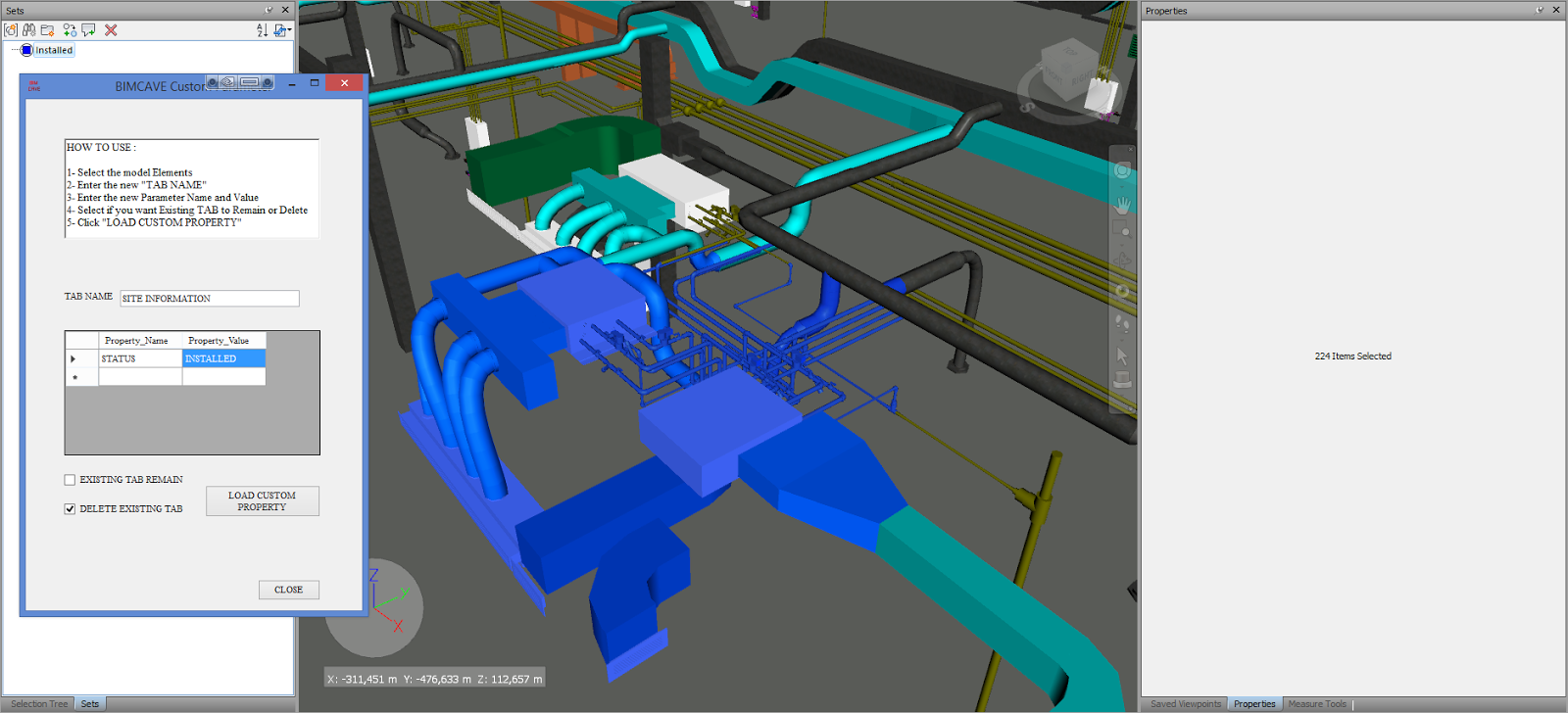 Revit Add-Ons: BIMCAVE Custom Parameter Add-in for Navisworks Version 1.0.1 Revit Add-Ons: BIMCAVE Custom Parameter Add-in for Navisworks Version 1.0.1