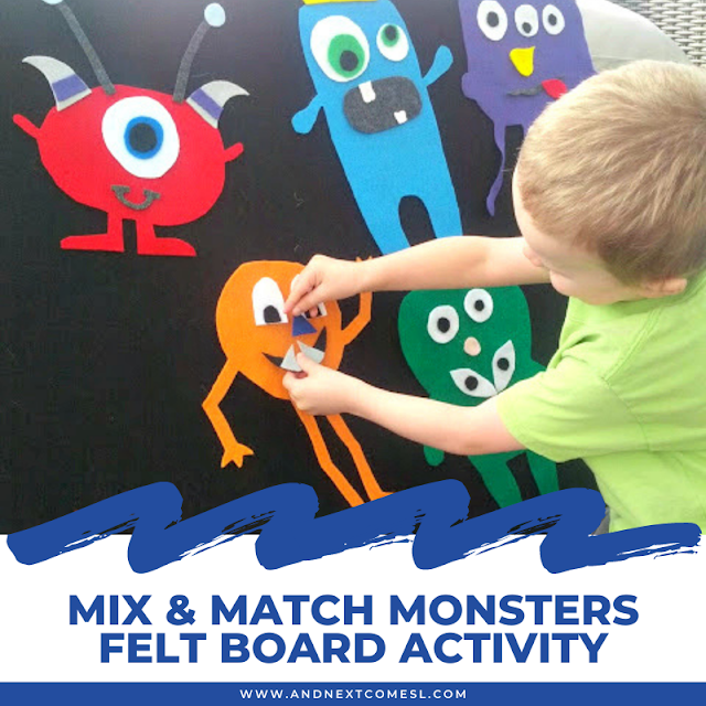 Mix and Match Monsters Felt Board Activity | And Next Comes L ...
