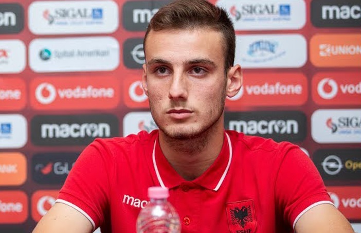 Mario Mitaj, the youngest player to debut with the Albanian national team