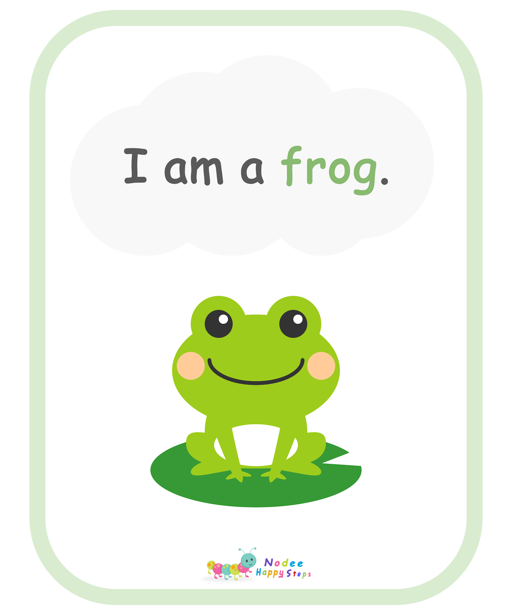 Guessing for Kids - Who am I? - I am a frog