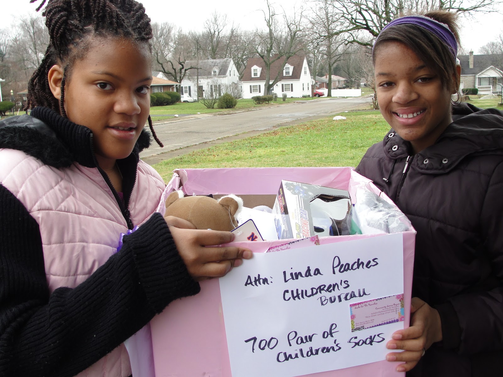 Socks For The Homeless: Photos