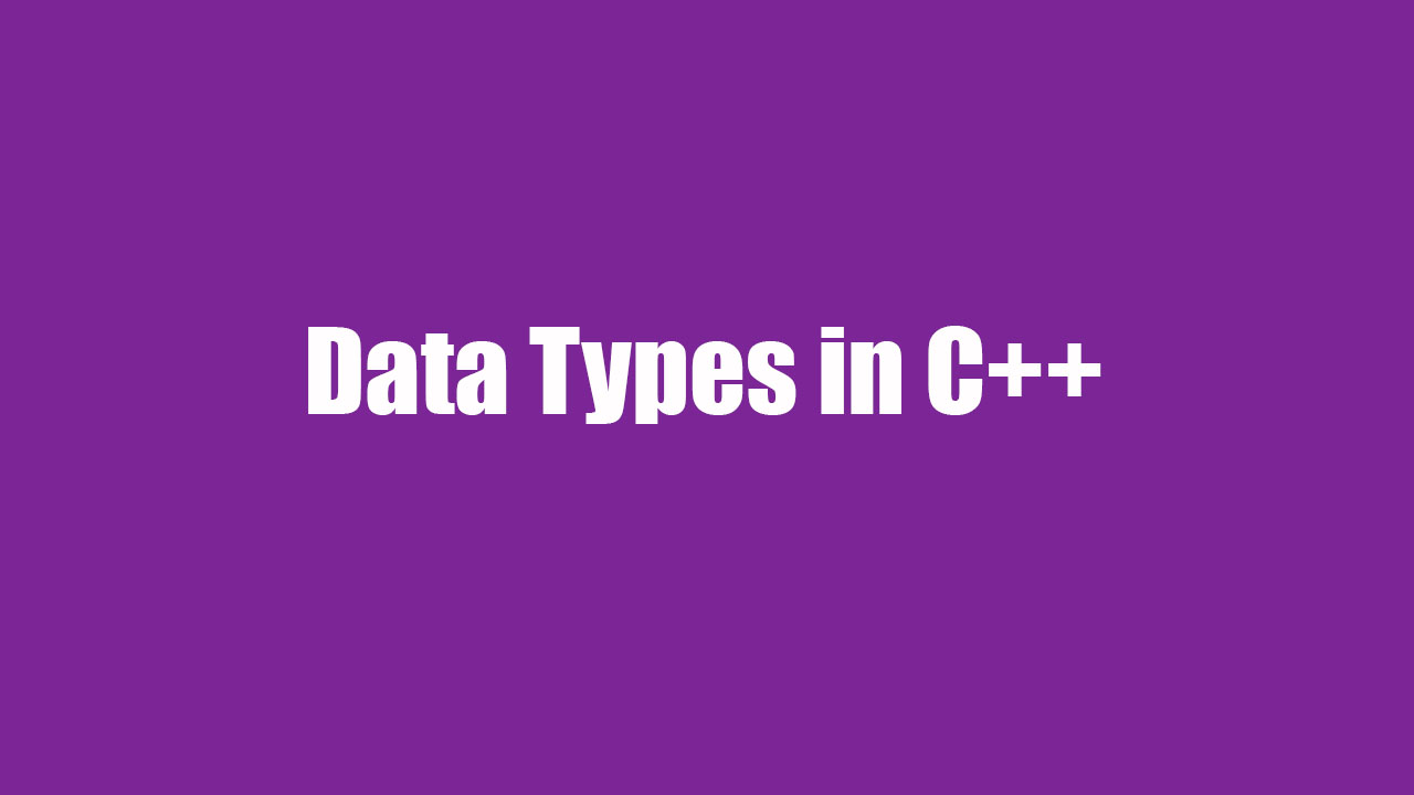 Simple Data Types Which Use In C Learn Programming Simple Data Types Which Use In C Learn Programming