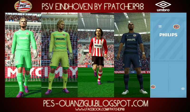 SANTARA PES: PES 2013 PSV EINDHOVEN Official Kits 15-16 With New UCL ...