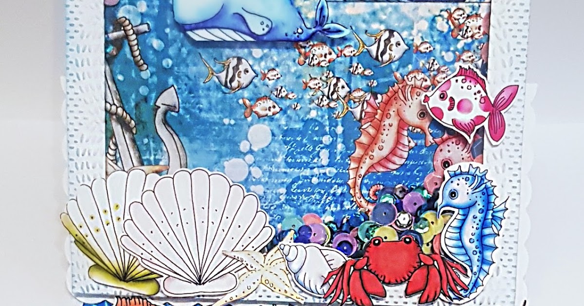 Hayley's handmade cards: Under the sea card