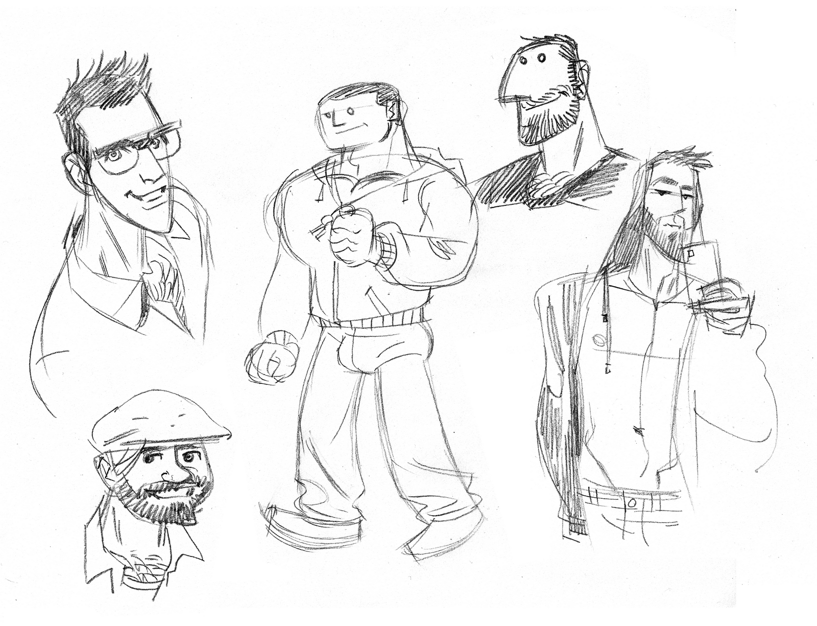Man's Adventure: More Man Doodles!
