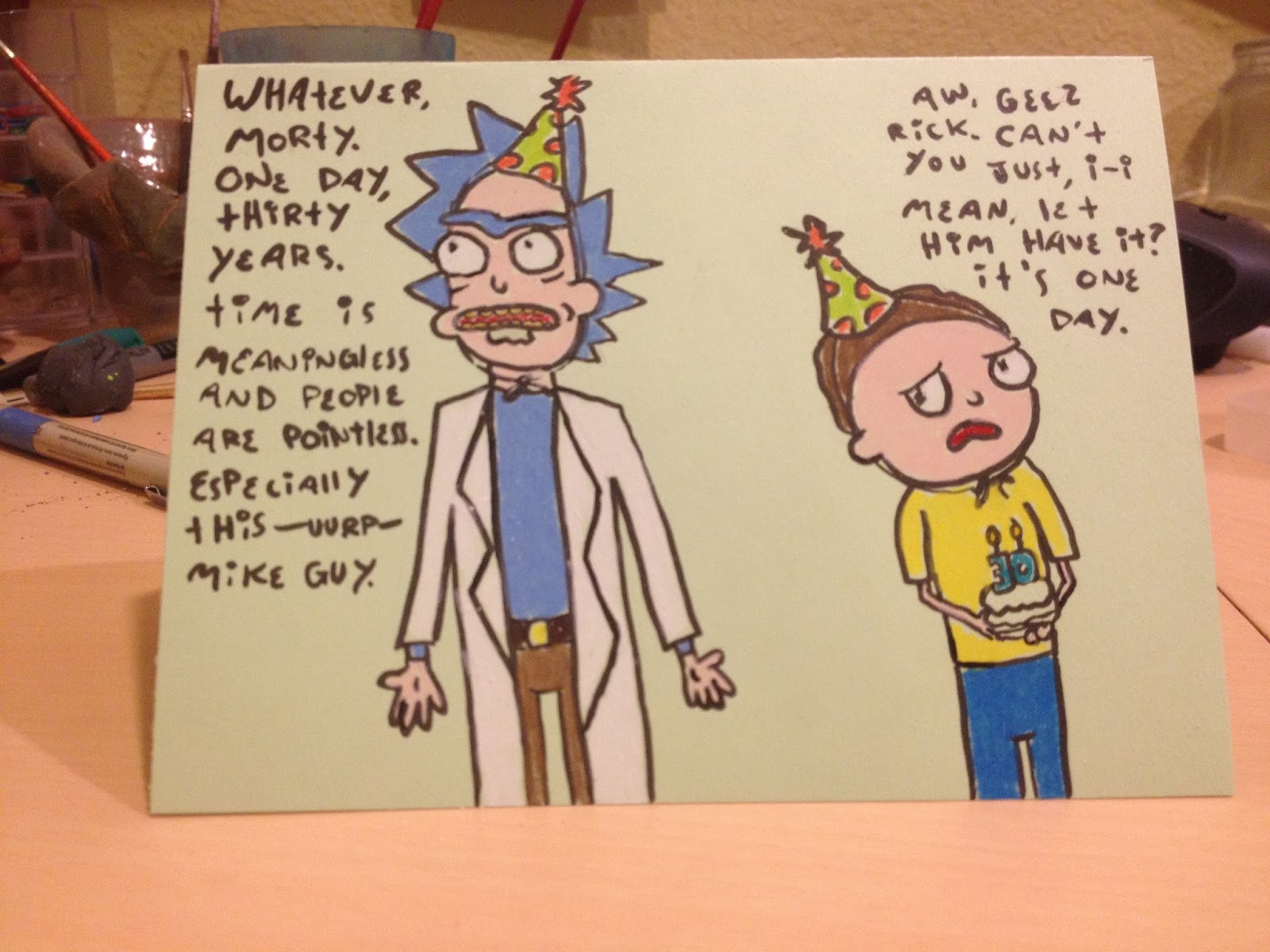 Debbie Dots Greeting Card Blog: Rick and Morty Birthday