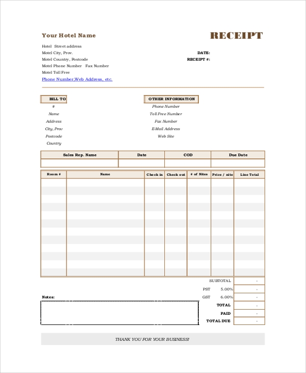 Sample Of Invoice Receipt ~ Certificate Letter