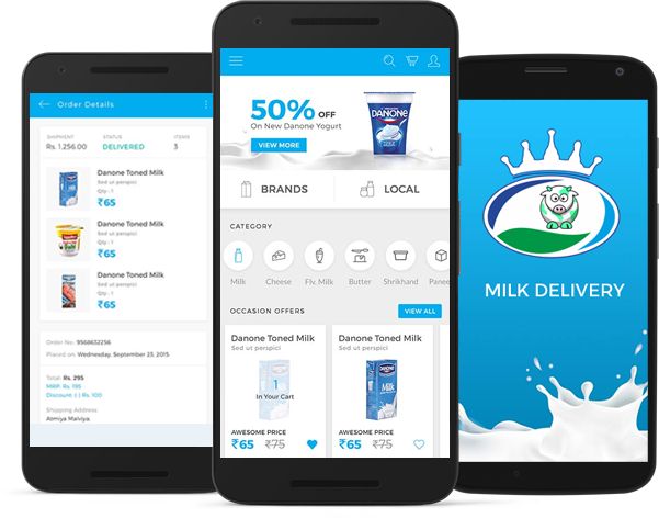 Milk Ordering App – App For Milk Delivery To Enhance Your Milk delivery ...