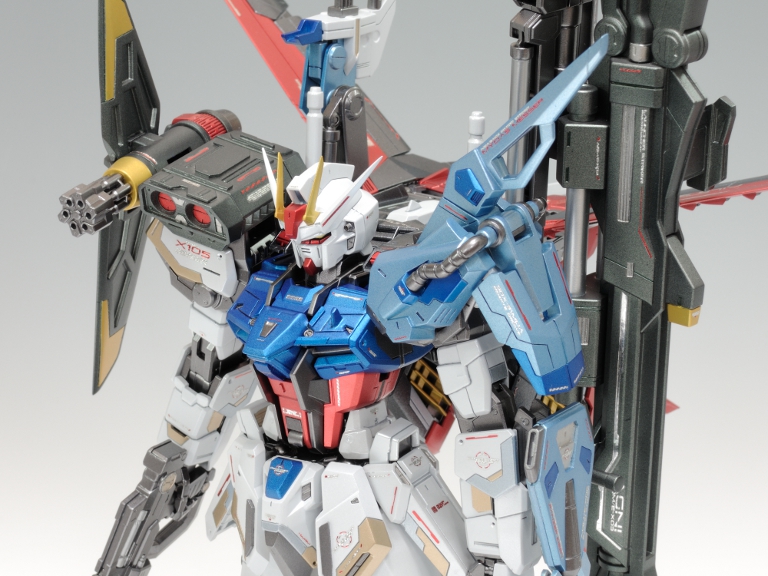 Painted Build: MG 1/100 Perfect Strike Gundam [Special Coating ver.]