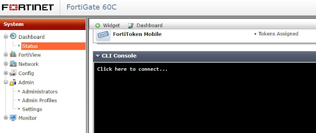 網路工程師雜記: Installing a FortiGate in Transparent mode(以透通模式安裝FortiGate)