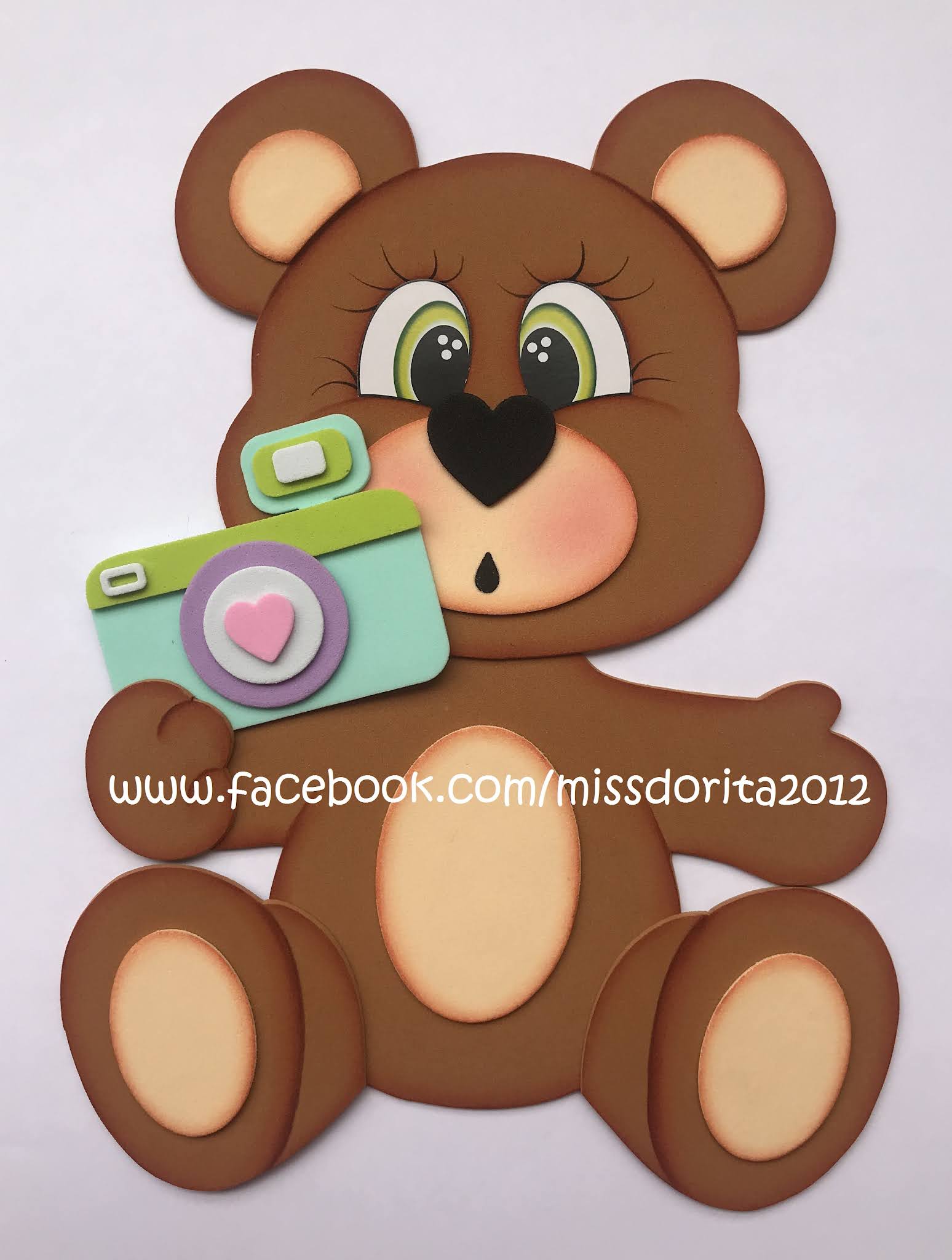 Moldes de osos en goma eva - Imagui