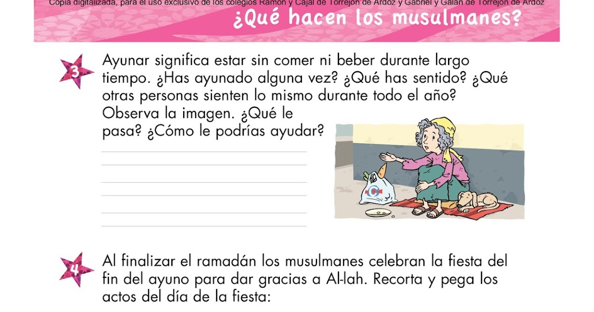 La clase de Religión Islámica: SEGUNDO