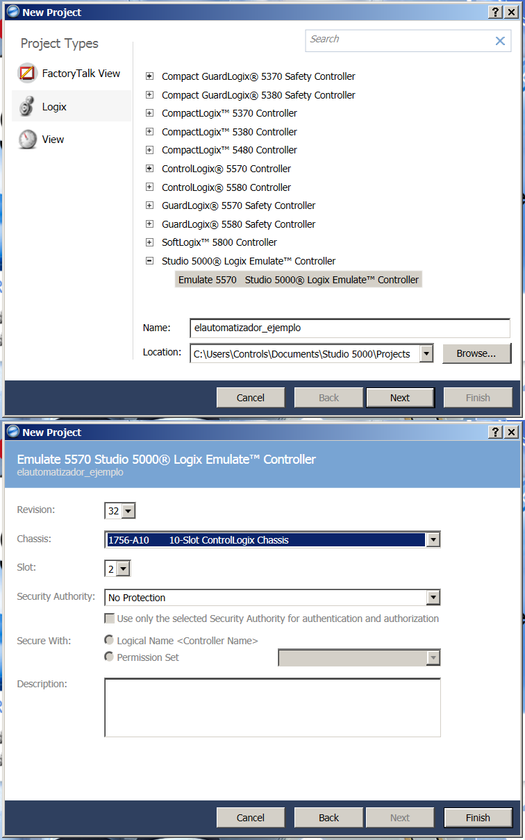Simulación con Studio5000 V32 y Studio5000 Logix Emulate V32 - El ...