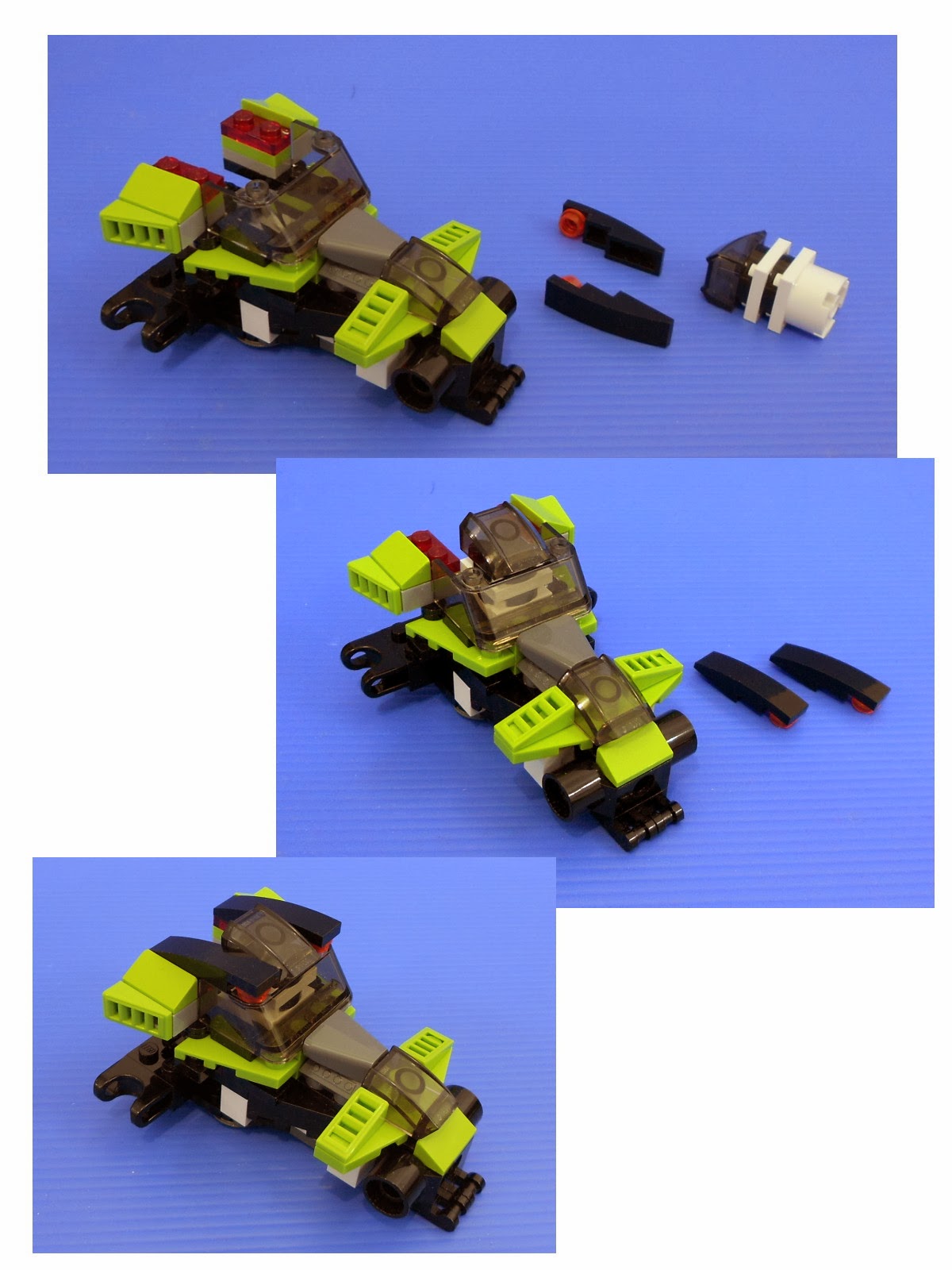 Alanyuppie's LEGO Transformers: Instructions for LEGO 31007 Power Mech ...