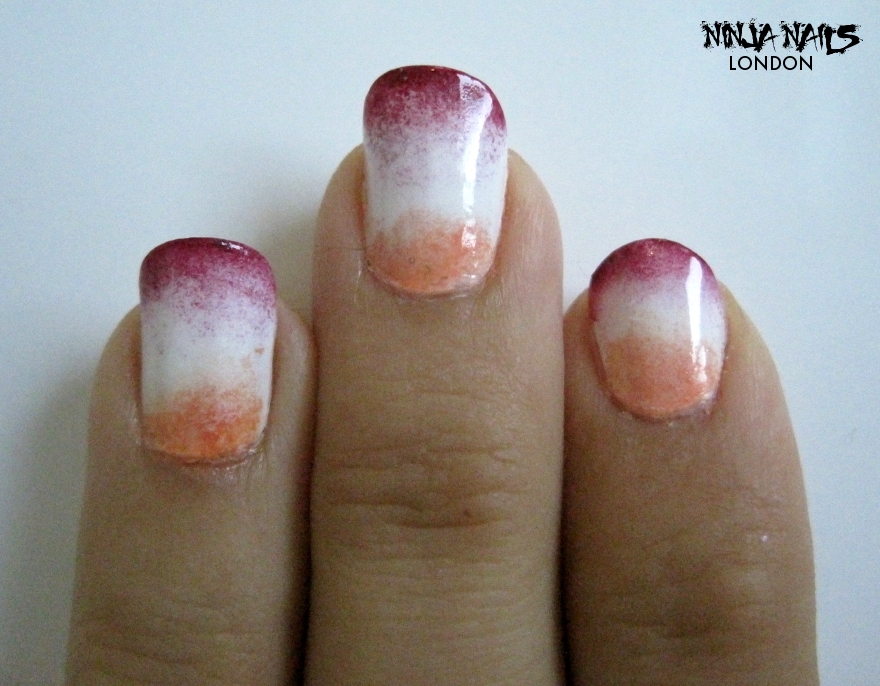 Ninja Nails London: Inspired by Fashion - Ombre Sponge Nails