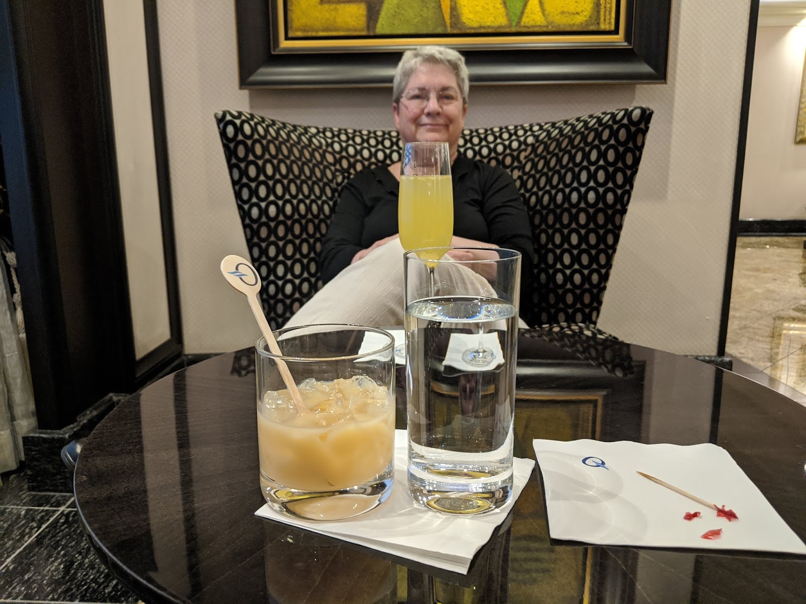 Debbie & Clay's Road Trips with Bob: Third Cruise Segment, First Sea Day