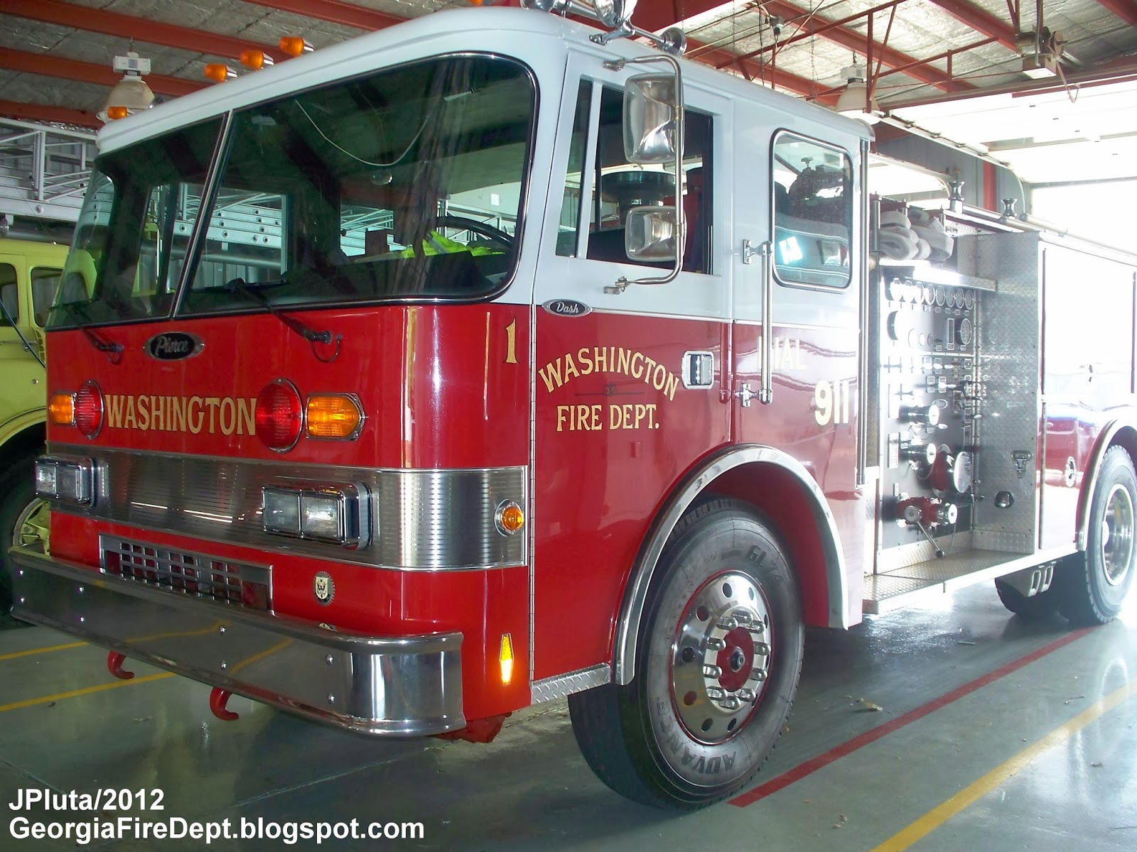 Fire Dept. Trucks GA. FL. AL. Rescue Station Firemen Volunteer ...