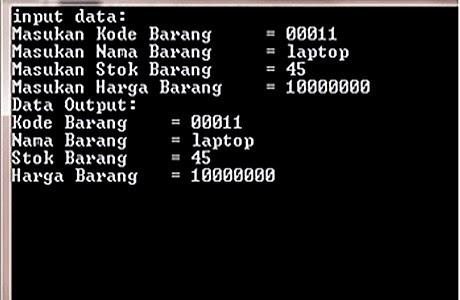Contoh Program Record Memasukkan Data Barang Penjualan dalam Bahasa C ...