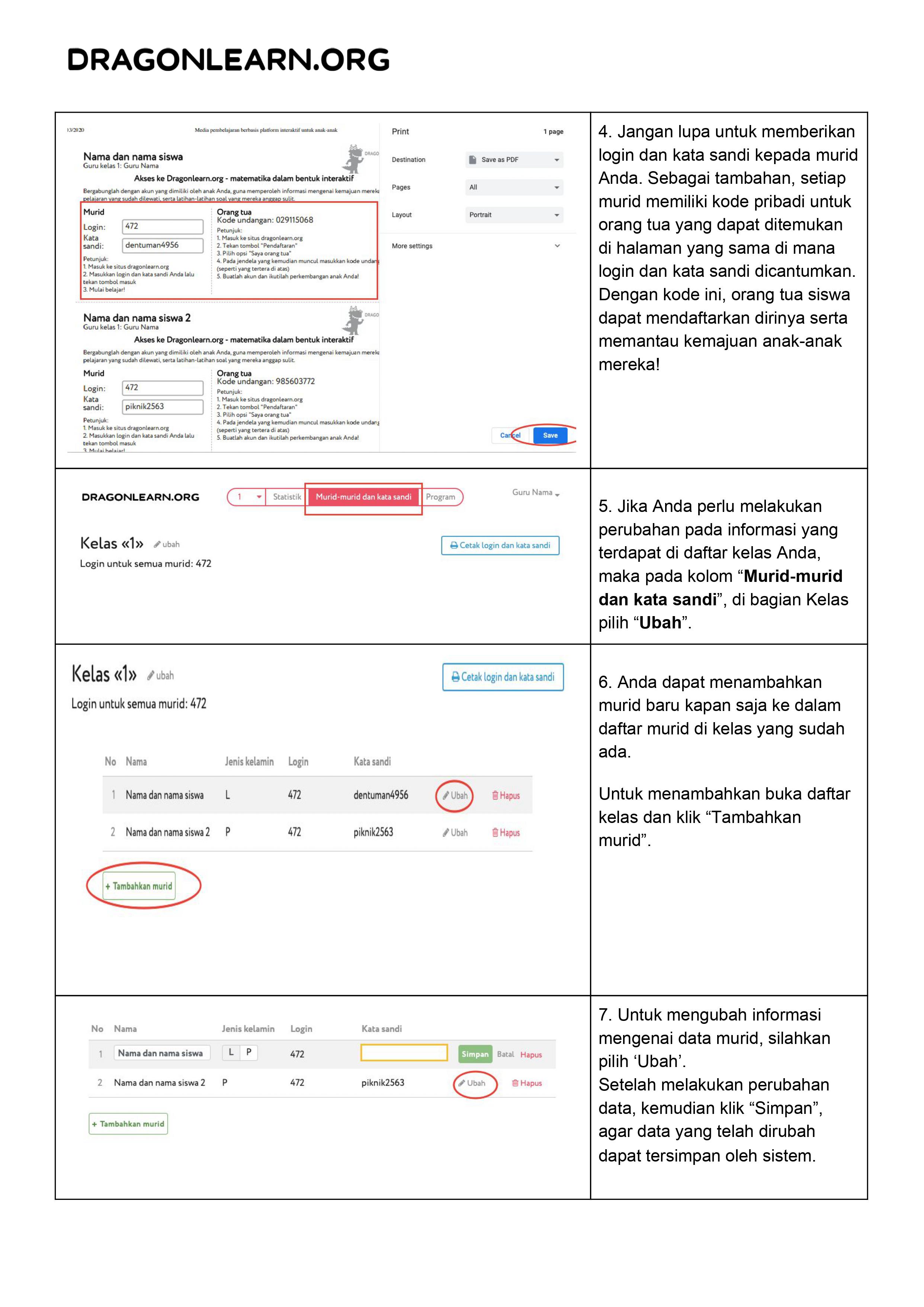 Panduan Guru Dragonlearn Bricsmath - Melajah Guru