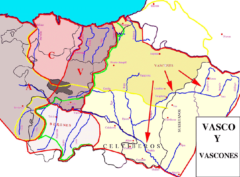 HISTORIA INCOMPLETA DE ESPAÑA: LOS CELTAS DEL NORTE: VASCONES