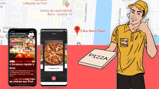 Passer votre commande de pizzas