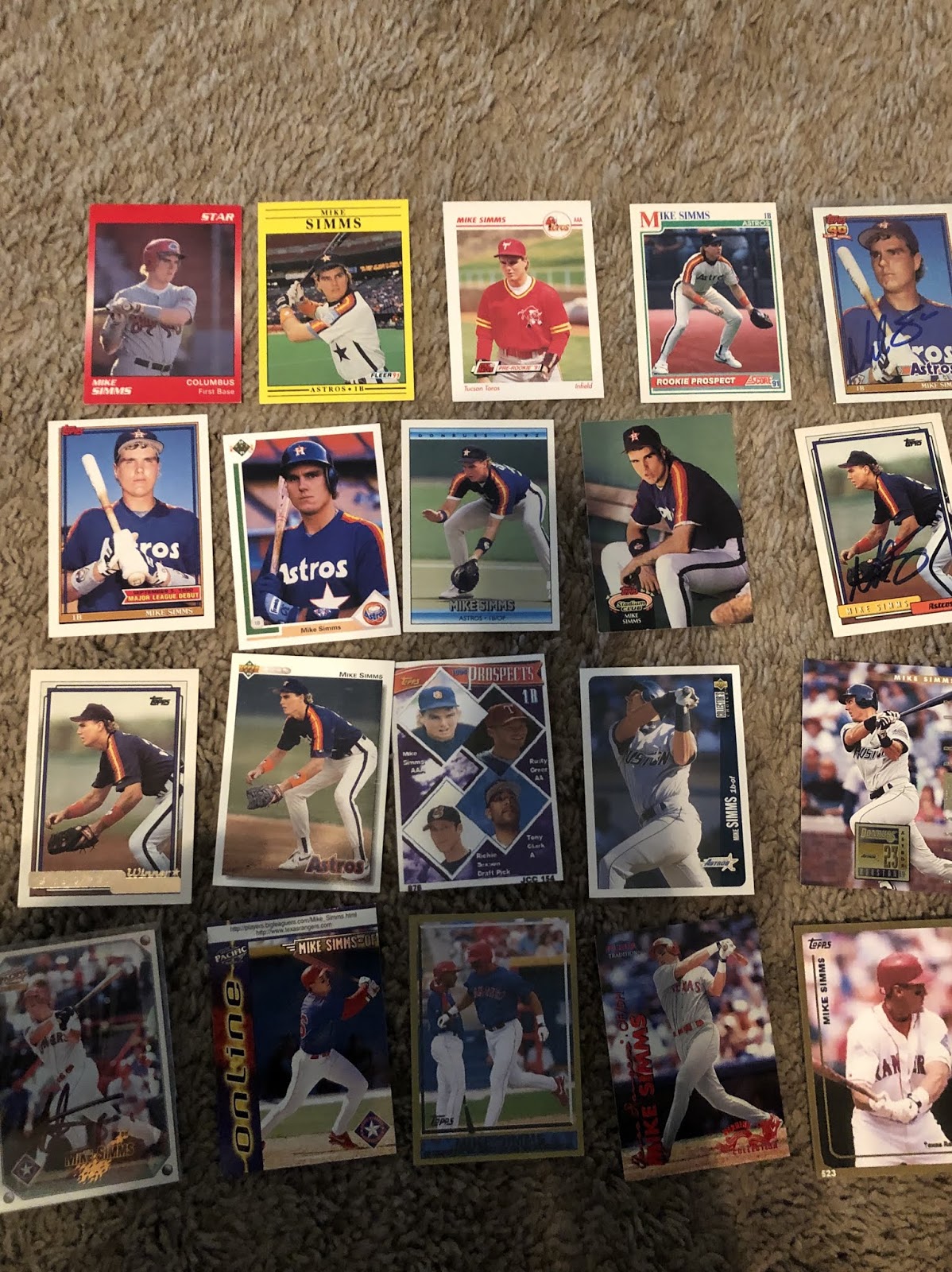 Topps Cards that Never Were: Favorite Player: Mike Simms