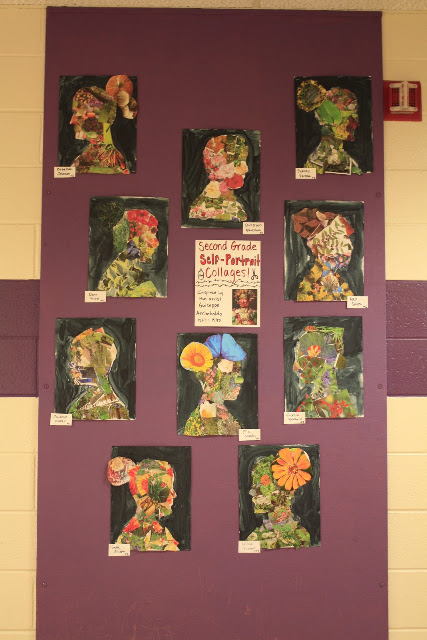 Peace Love & Art Class: Second Grade Giuseppi Arcimboldo Inspired Self ...