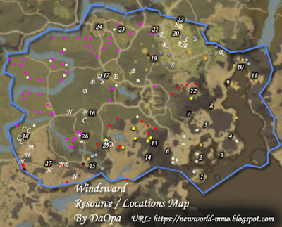 New World: Windsward Map