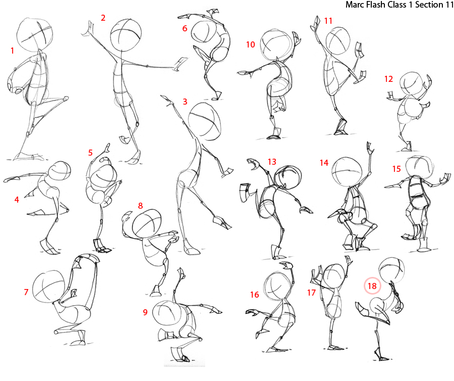 Prof. Marc Flash's Animation: Animation Mentor Class 1 Basic Foundations
