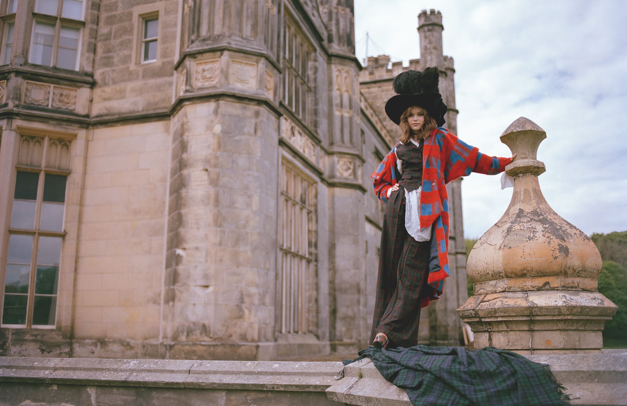 Delphi Primrose in Tatler UK August 2021 by Oli Kearon