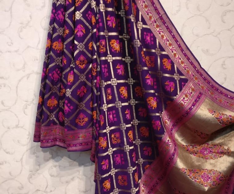 Banars Moonga Silk Sarees