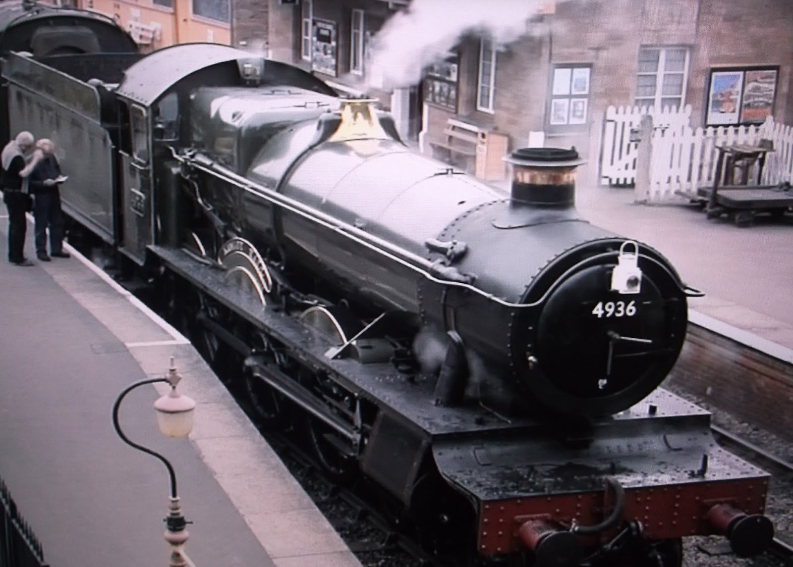 Steam Memories: 'Kinlet Hall' Great Western Railway No 4936