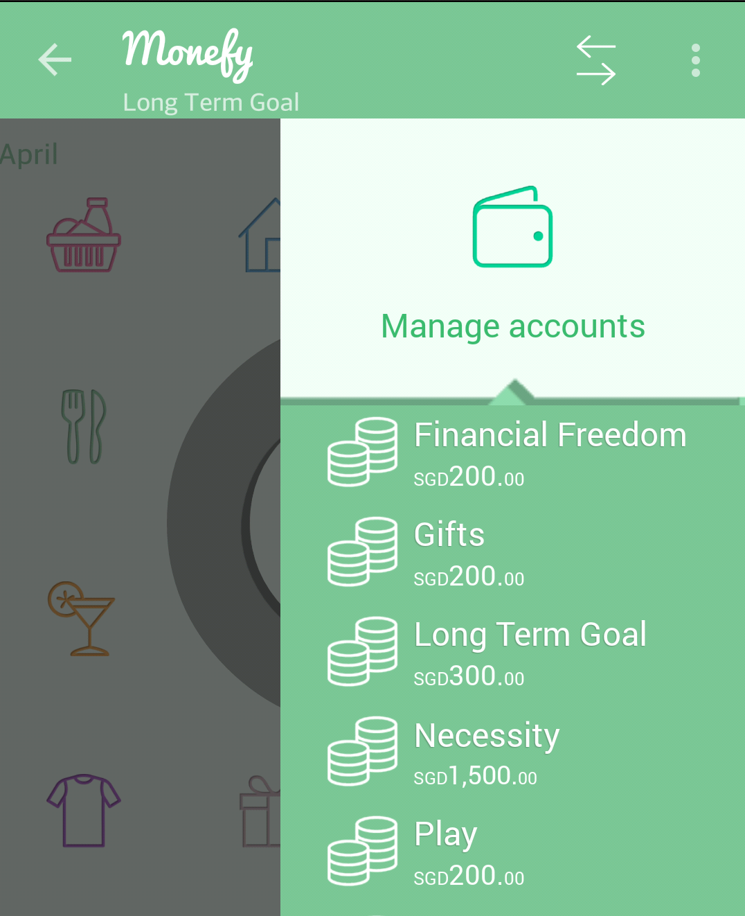 Agedashi23cents: Monefy - Your Personal Finance Manager