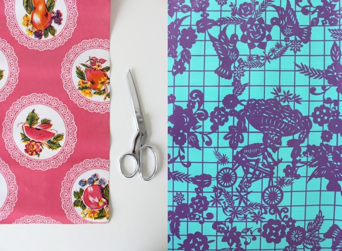 Oilcloth Coasters - MADE EVERYDAY