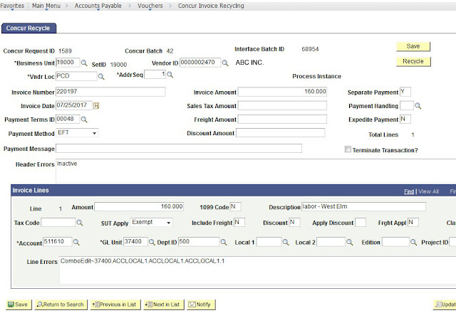 TDXBITS - Bits, Bytes & Beyond: Peoplesoft - Dynamic Combination Edits