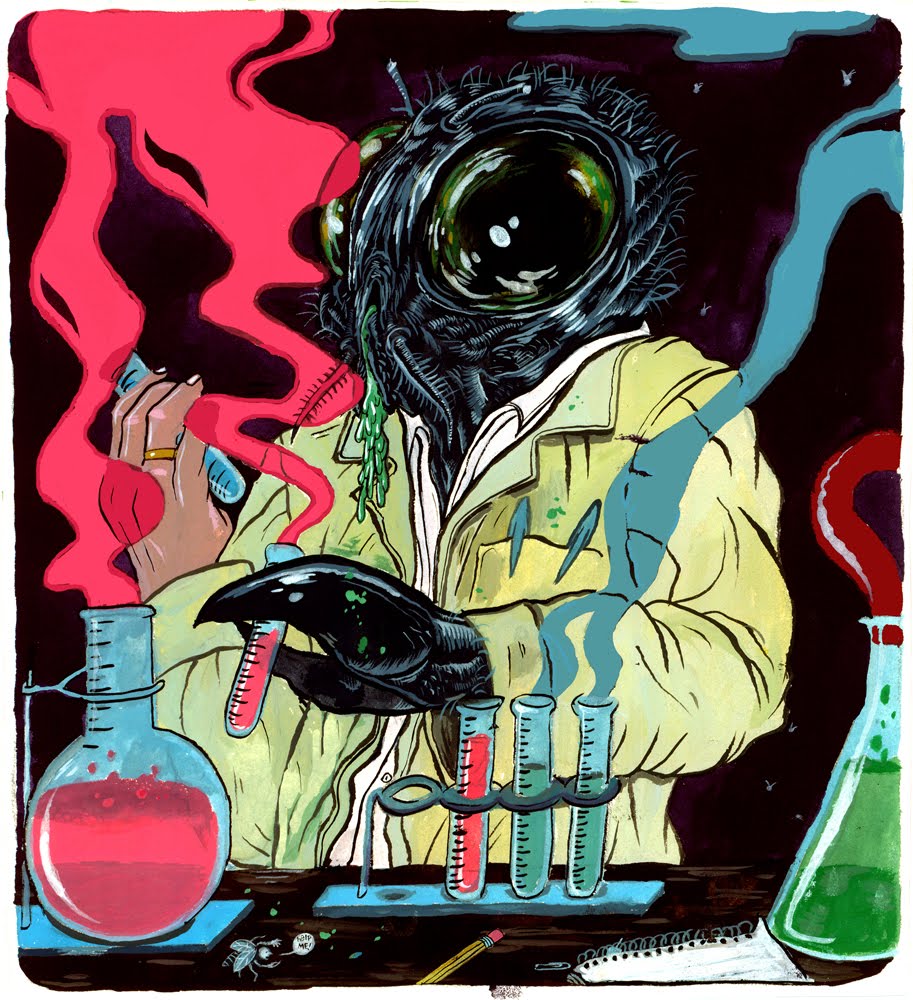 Feature Creature: "The fly with the head of a man...! And the man with ...