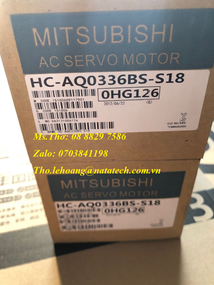 Servo motor Mitsubishi HC-AQ0336BS-S18