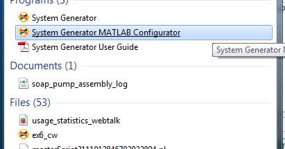 VHDL coding: FPGA programming using System Generator