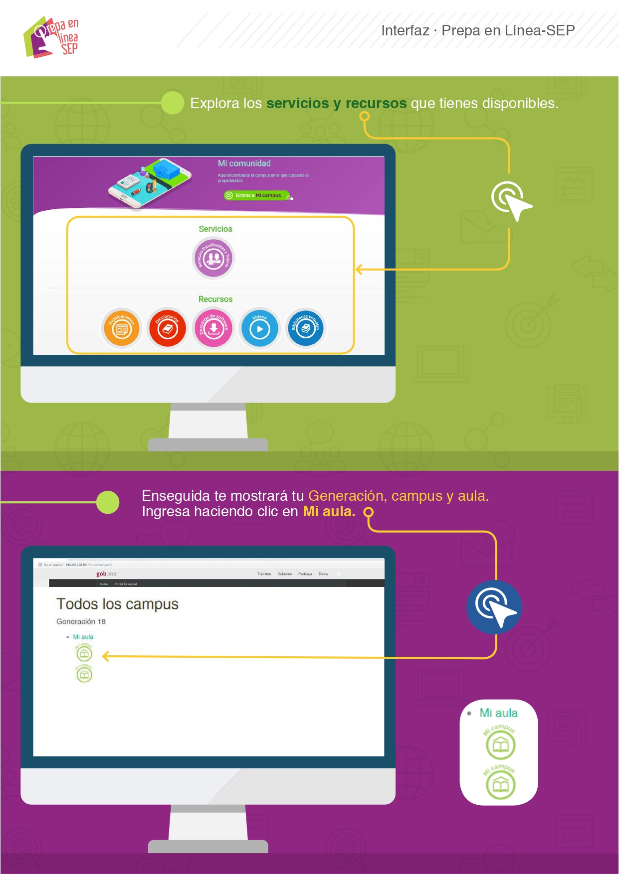 Prepa el línea SEP Mòdulo 2: ¿Cómo ingreso a la plataforma?- Prepa en ...